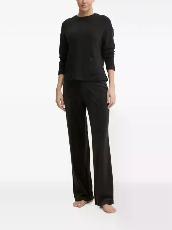 Juicy Couture Logo-waistband Ribbed Pajamas