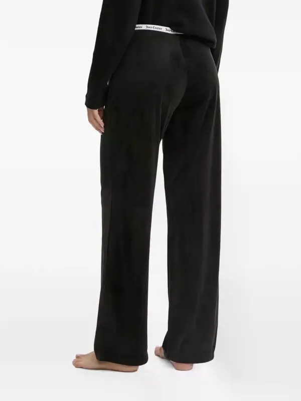 Juicy Couture Logo-waistband Ribbed Pajamas