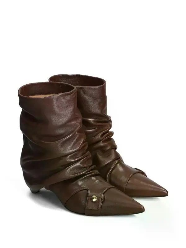 THE SELLER Slouchy Pointed-toe Boots