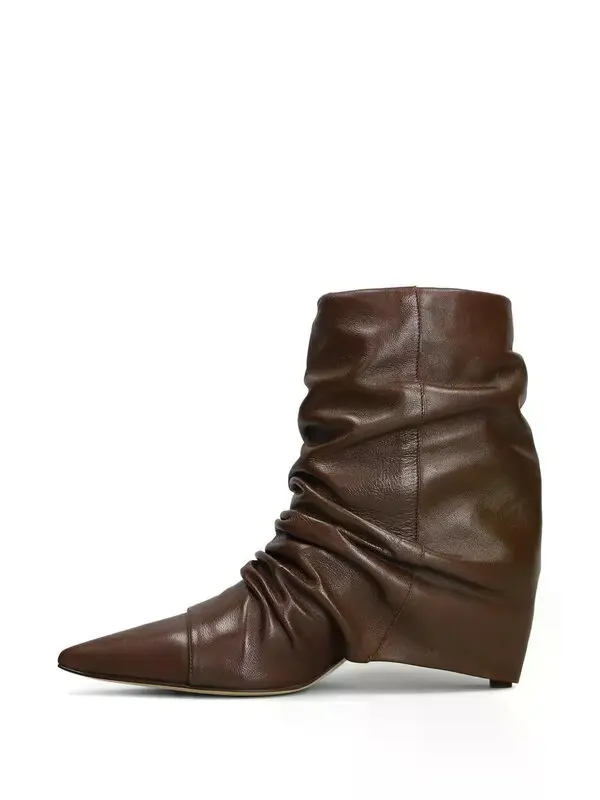 THE SELLER Slouchy Pointed-toe Boots