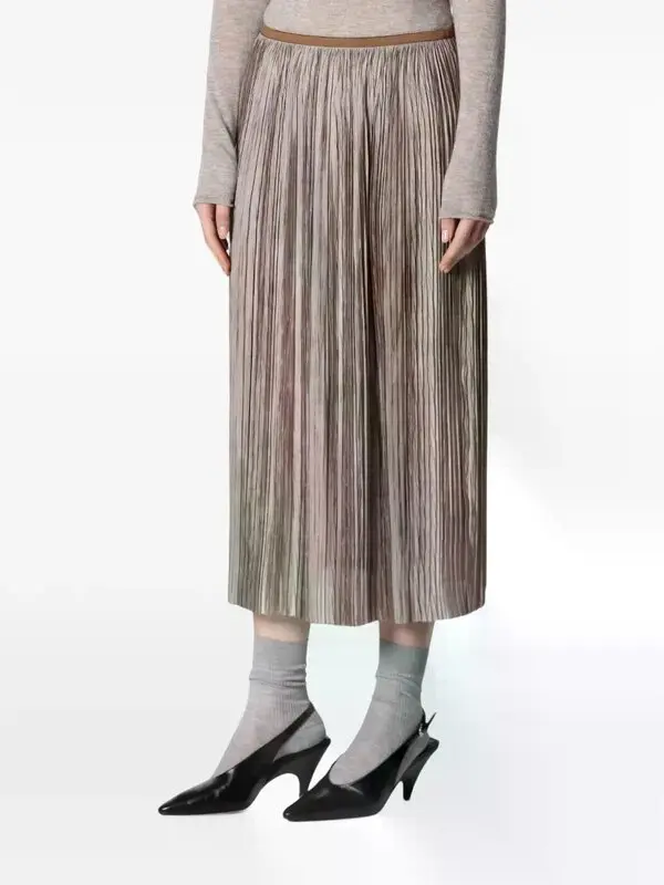 ROBERTO COLLINA Pleated Mini Skirt