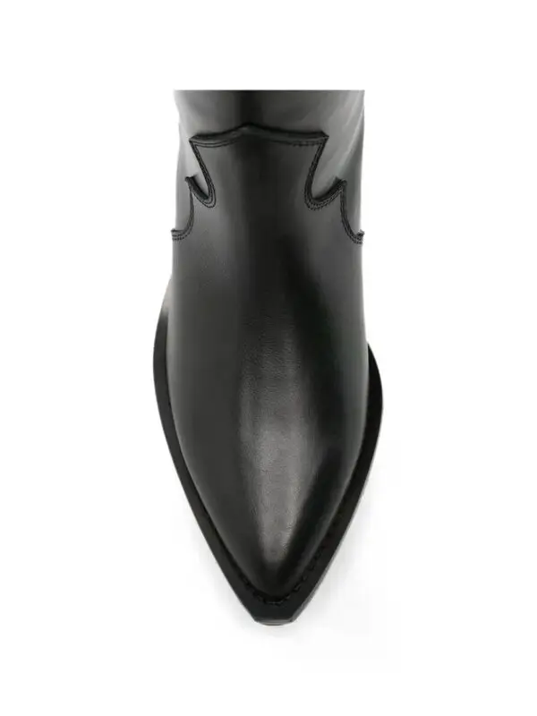 VIA ROMA 15 Logo-plaque Knee-high Boots