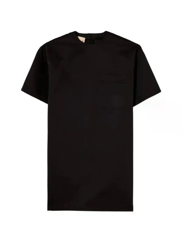 Plan C Duchese Chest-pocket Mini Dress