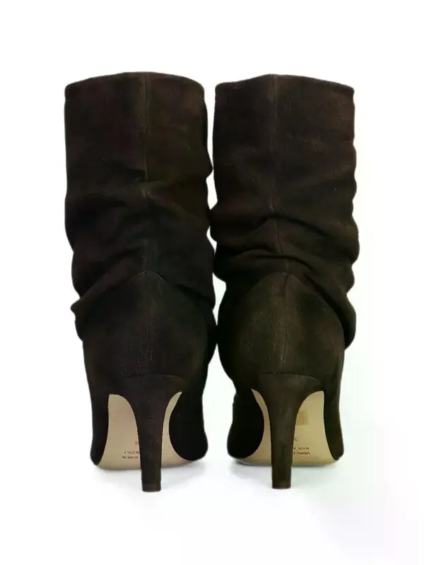 THE SELLER Pointed-toe Suede Ankle Boots
