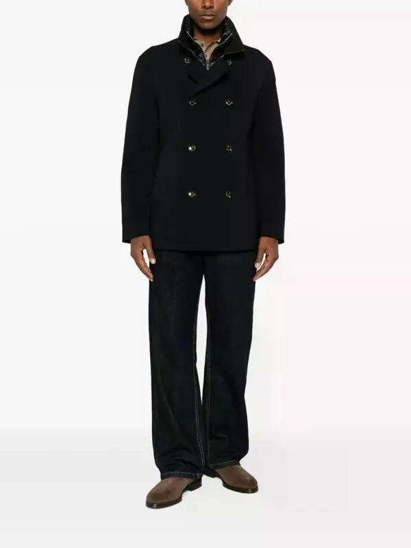 MONTECORE Double-breasted High-neck Jacket