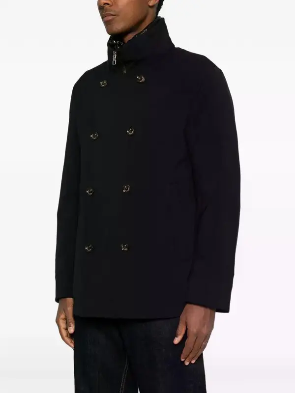 MONTECORE Double-breasted High-neck Jacket