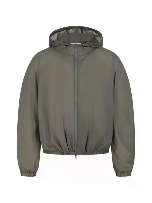 AMOMENTO Raglan-sleeve Hooded Jacket