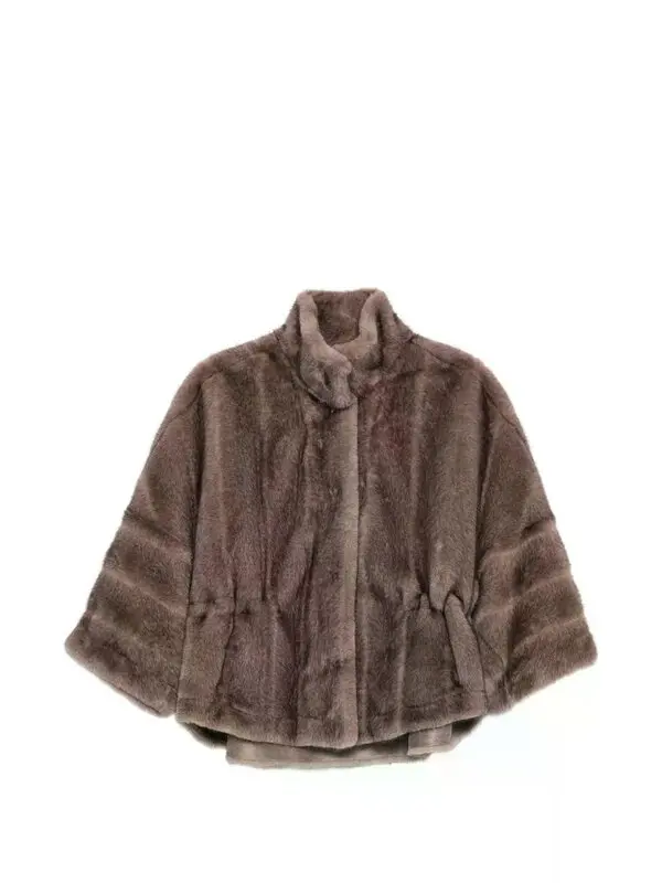 VALENTINI 1972 High-neck Drawstring-waist Jacket