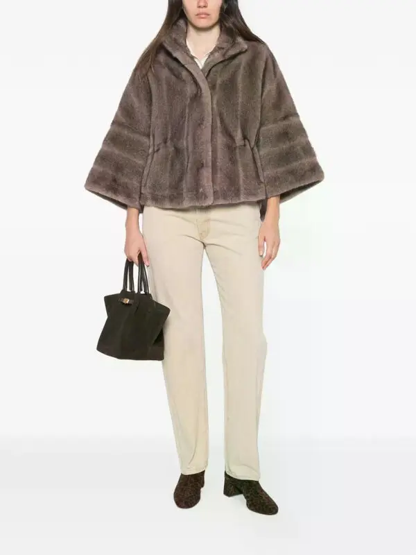 VALENTINI 1972 High-neck Drawstring-waist Jacket