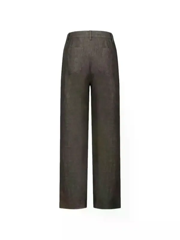 AMOMENTO Straight Leg Trousers