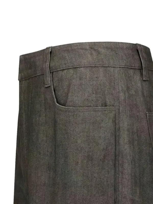 AMOMENTO Straight Leg Trousers