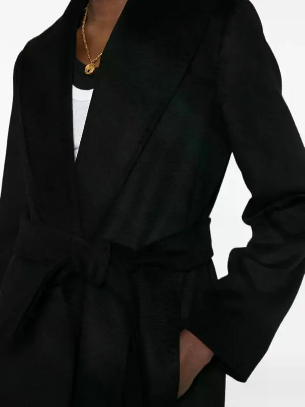 Max Mara Loriana Long-sleeve Belted Coat