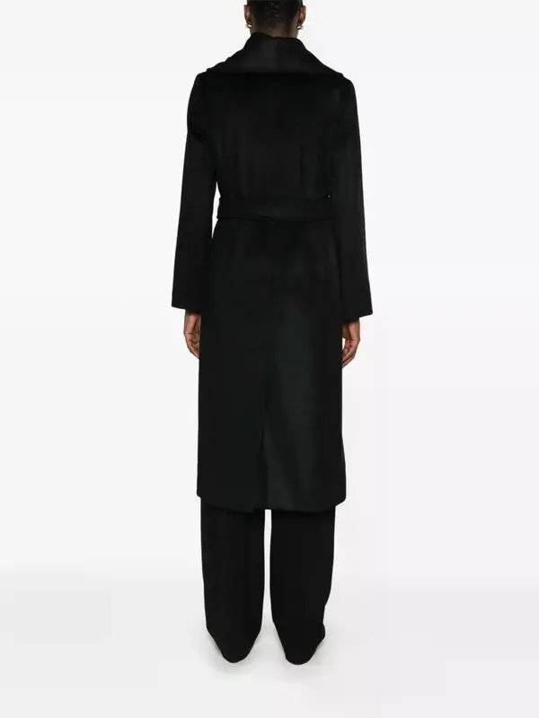 Max Mara Loriana Belted Coat - Black