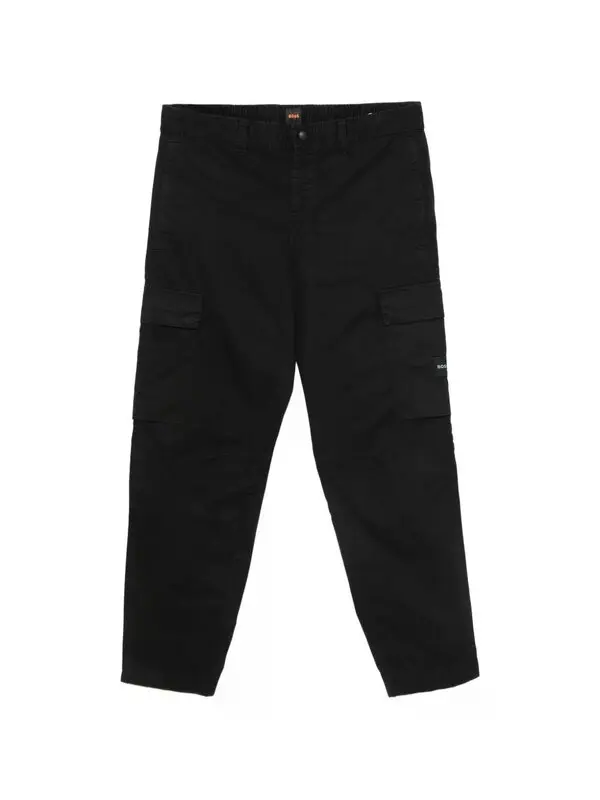 BOSS Logo Patch Cargo Trousers