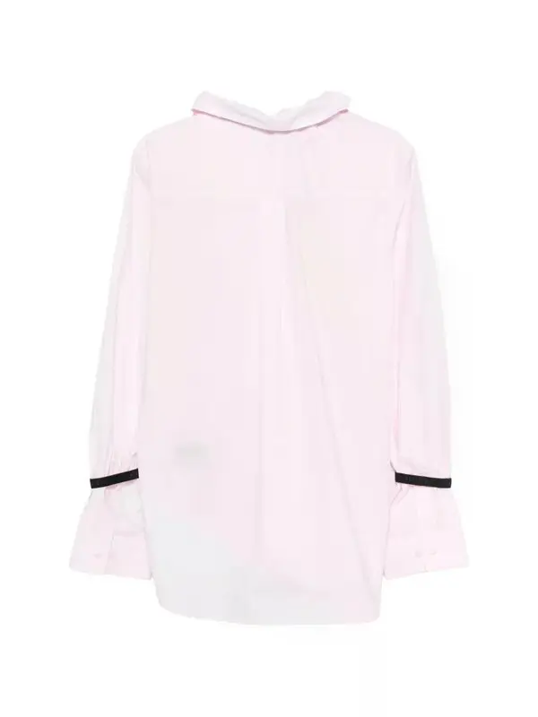 ALAINPAUL Logo-strap Chest-pocket Shirt