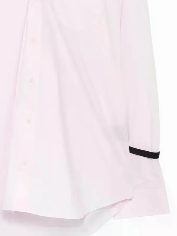 ALAINPAUL Logo-strap Poplin Shirt