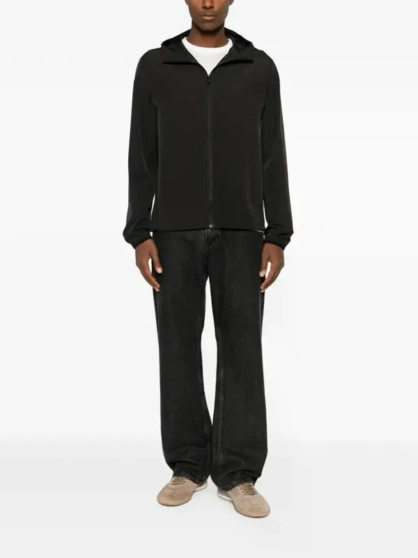 BOSS Hooded Zip-up Jacket With Logo Detail