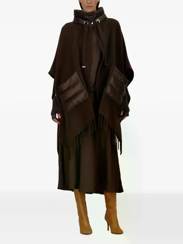 Herno Satin-finish Logo-plaque Midi Skirt
