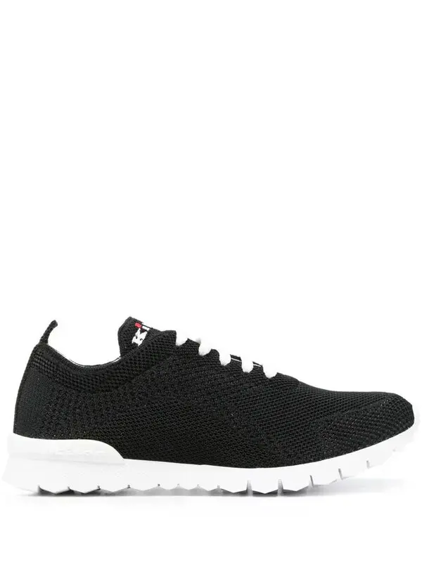 Kiton Logo-embroidered Interwoven Sneakers