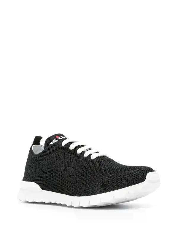 Kiton Logo-embroidered Interwoven Sneakers