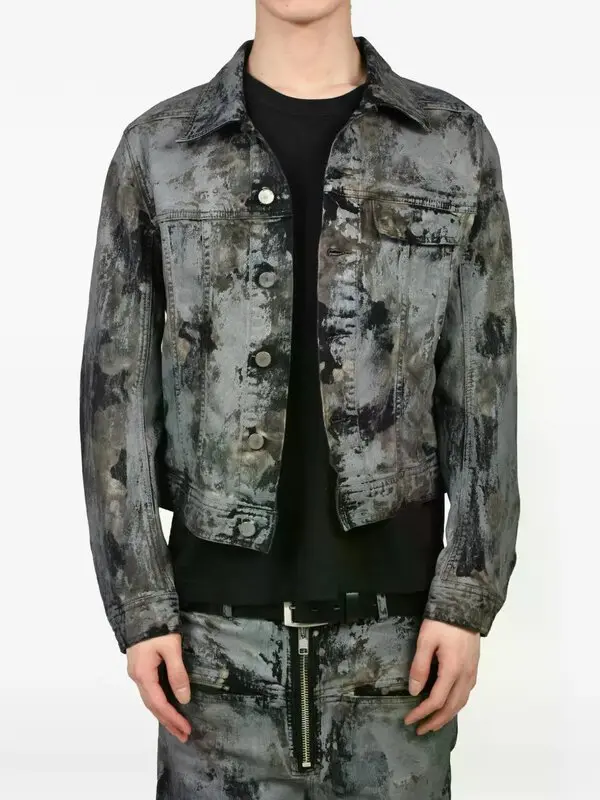 FILTH Distressed Effect Denim Jacket