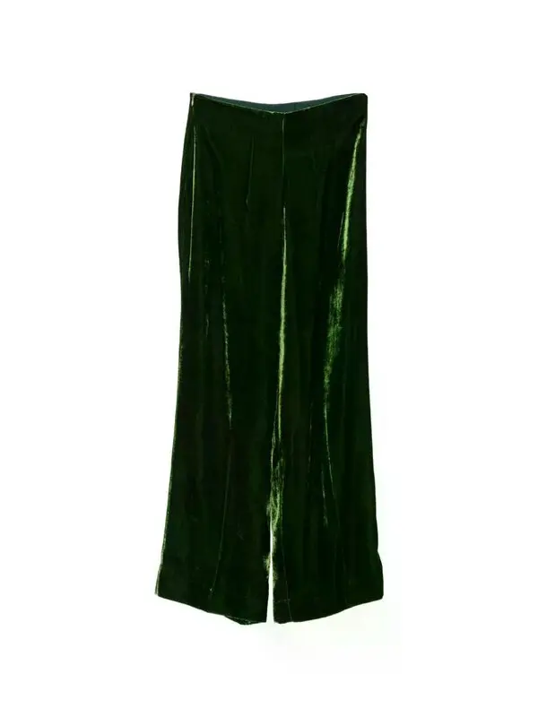 P.a.r.o.s.h Velvet Wide Leg Trousers