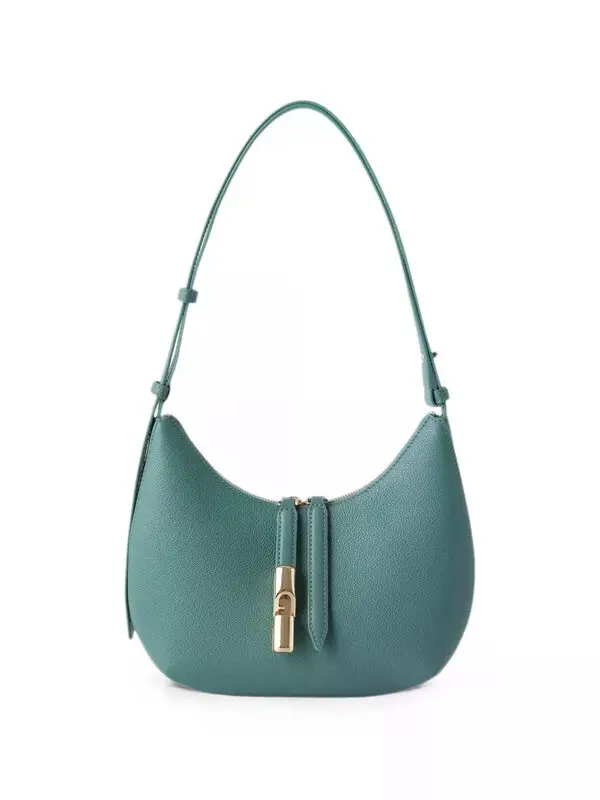Furla Goccia Grained Leather Shoulder Bag