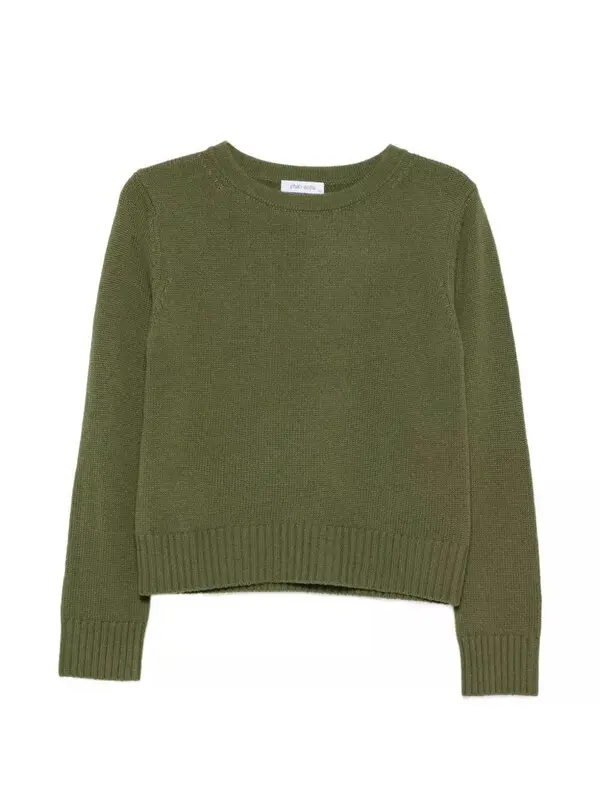 PHILO-SOFIE Ribbed-trim Cashmere Sweater