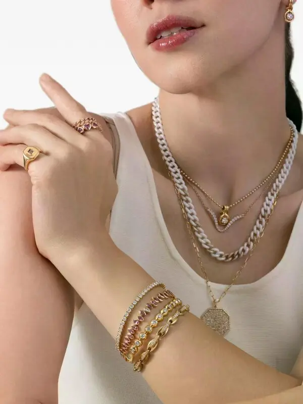 Melissa Kaye Small Audrey Diamond Tennis Bracelet In 18k Yellow