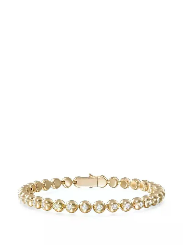 Melissa Kaye Small Audrey Diamond Tennis Bracelet In 18k Yellow