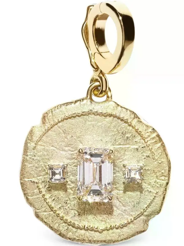AZLEE Diamond Coin Pendant
