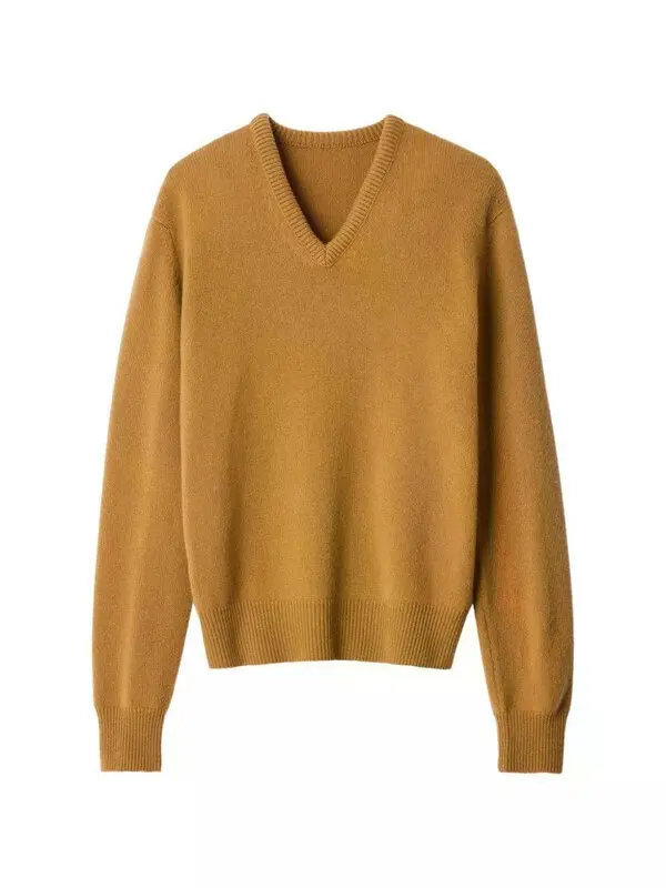 LEMAIRE V-neck Sweater In Cashmere