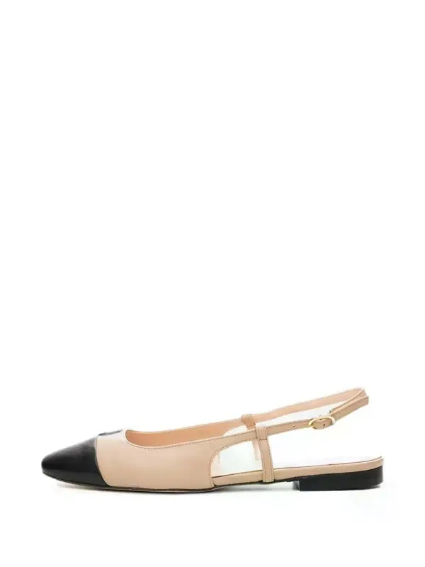POCHE PARIS Cap-toe Slingback Sandals
