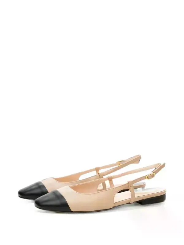 POCHE PARIS Cap-toe Slingback Sandals