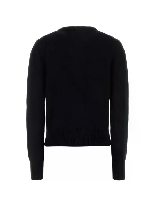 Extreme Cashmere Crew-neck Button-up Cardigan