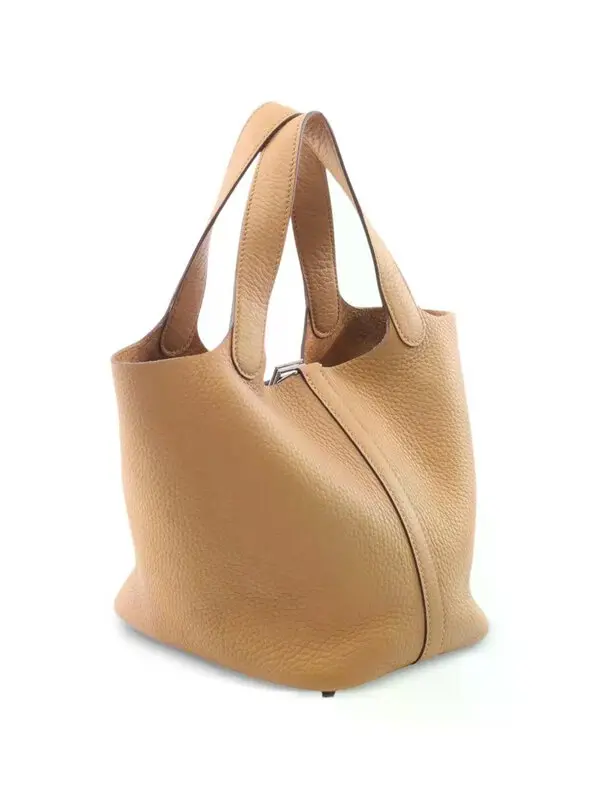 Hermès Clemence Picotin Lock 18 Handbag - Brown