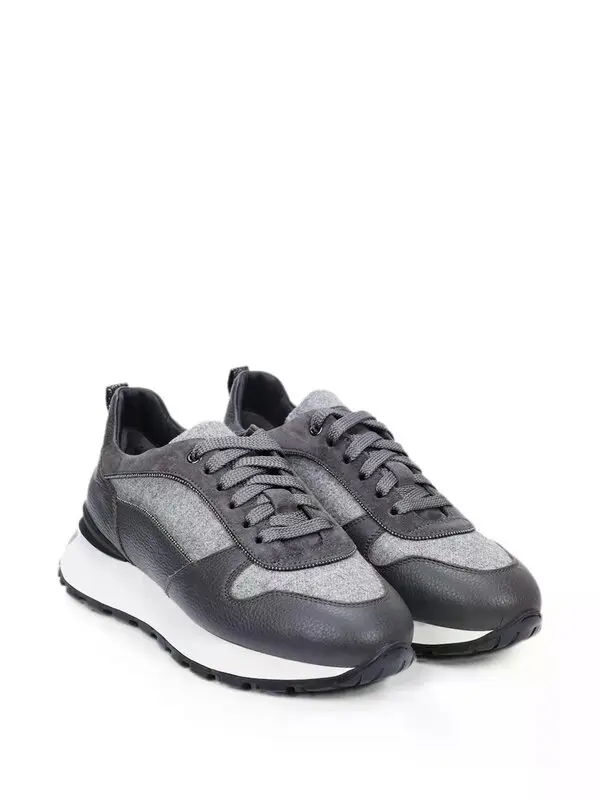 DOUCAL'S Panelled Low-top Sneakers
