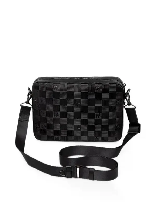 Karl Lagerfeld Monogram-pattern Messenger Bag