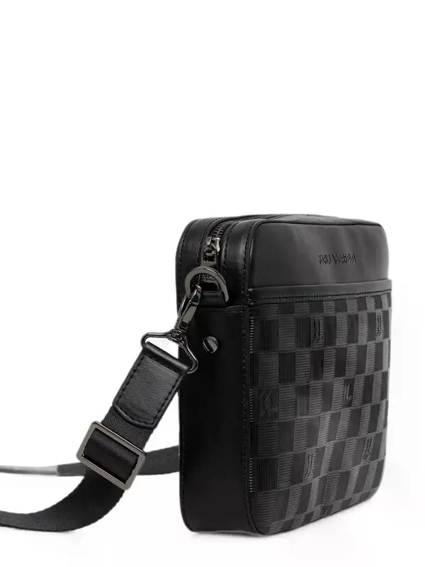 Karl Lagerfeld Monogram-pattern Messenger Bag