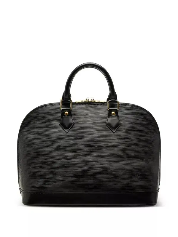 LOUIS VUITTON Epi Alma Pm Handbag - Black