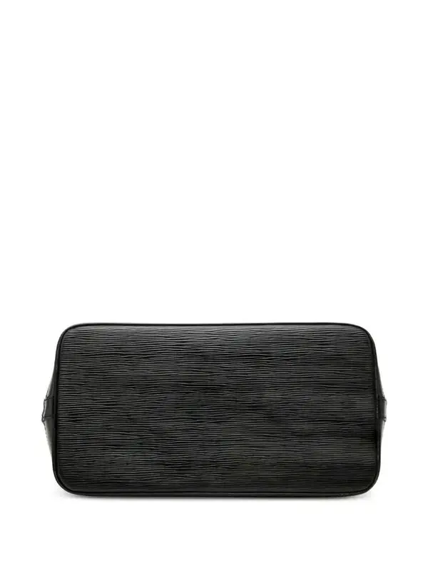 LOUIS VUITTON Epi Alma Pm Handbag - Black