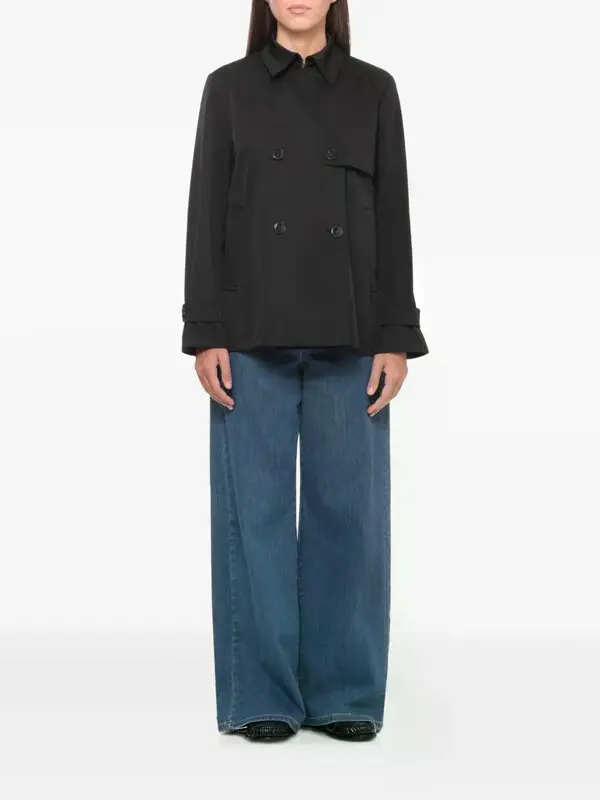 EMME Double-breasted Storm-flap Coat