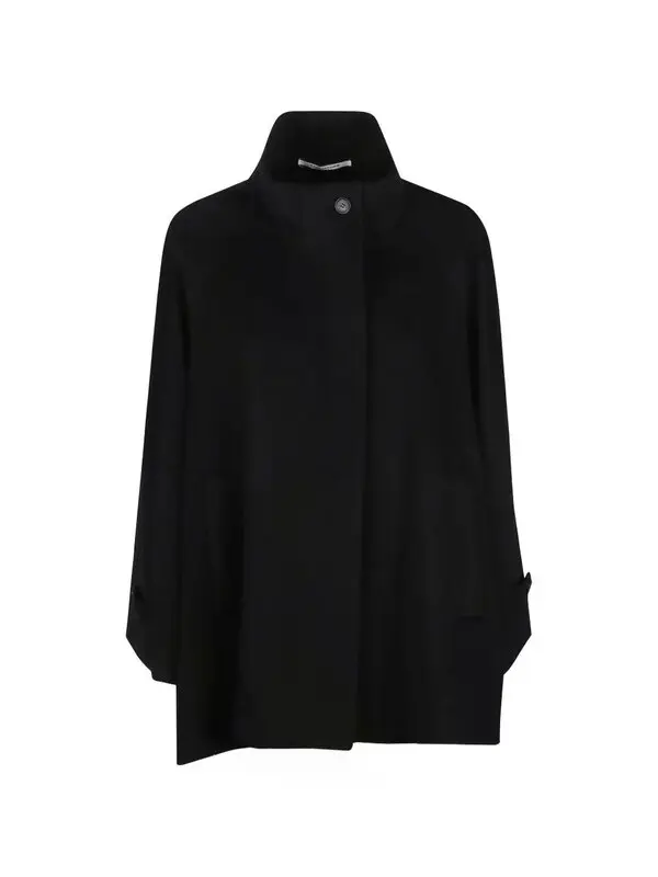 Tagliatore Leila High-neck Cape Jacket