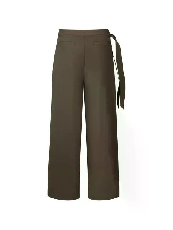 NACHE Draped Wide-leg Trousers