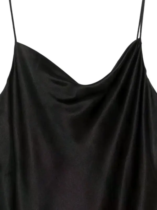 Carine Gilson Lace-trim Silk Camisole
