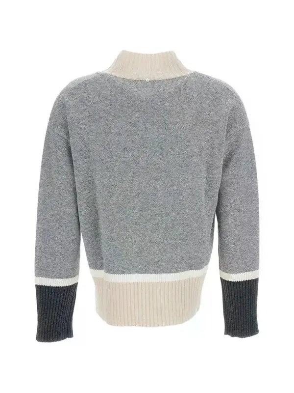 Lorena Antoniazzi Colour-block High-neck Sweater