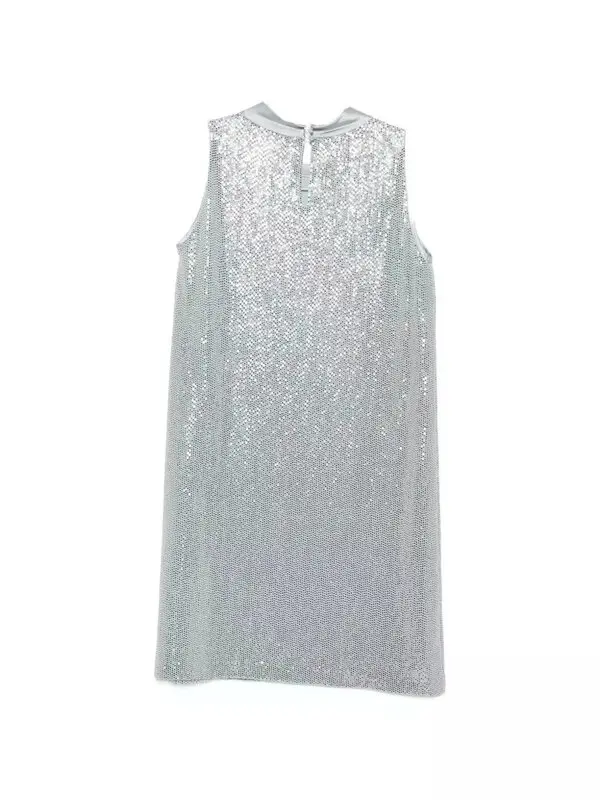 D.exterior Sequin-embellished Sleeveless Dress