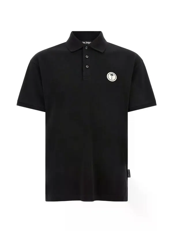 Palm Angels Logo-patch Polo Shirt