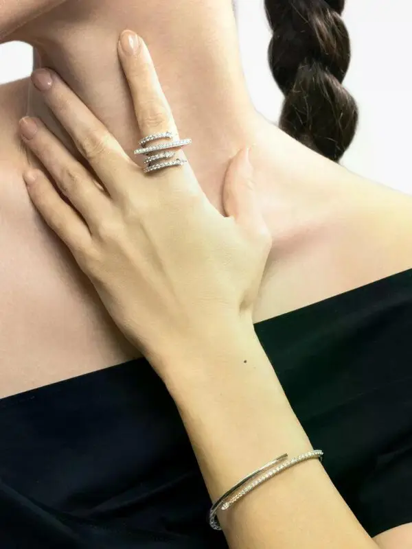 Yeprem Strada Diamond Bypass Bracelet