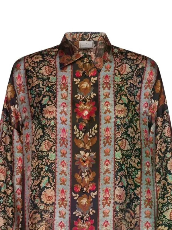 PIERRE-LOUIS MASCIA Aloe Floral-print Paisley Blouse